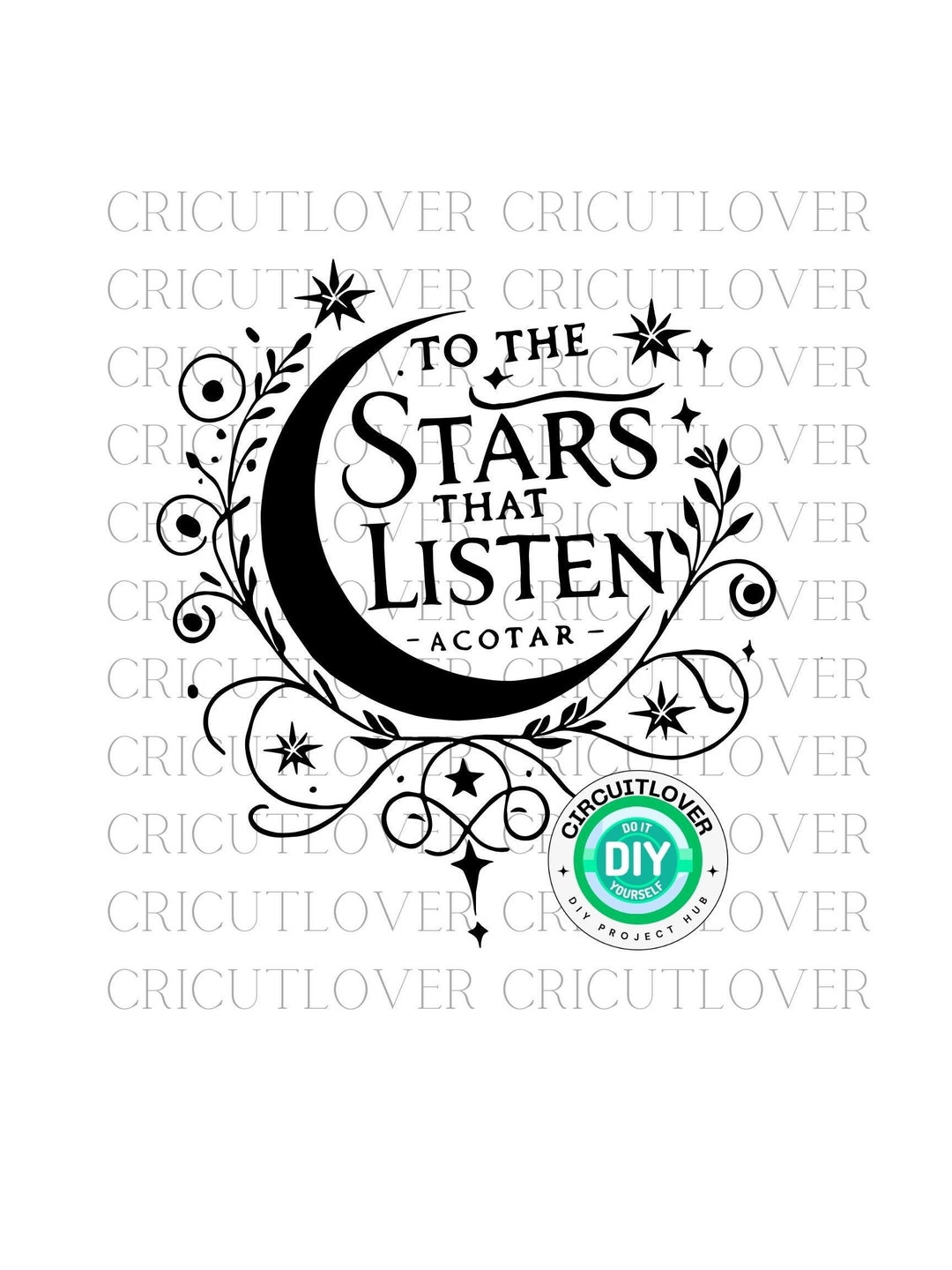 ACOTAR SVG File | A Court of Thorns and Roses Book Quote SVG | Fantasy ...