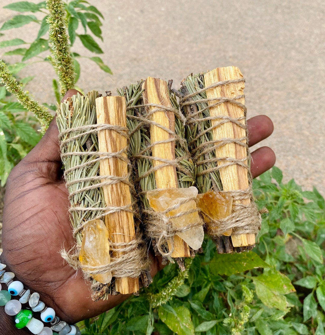 Pine Sage Sticks With Cirtine and Palo Santo - Etsy