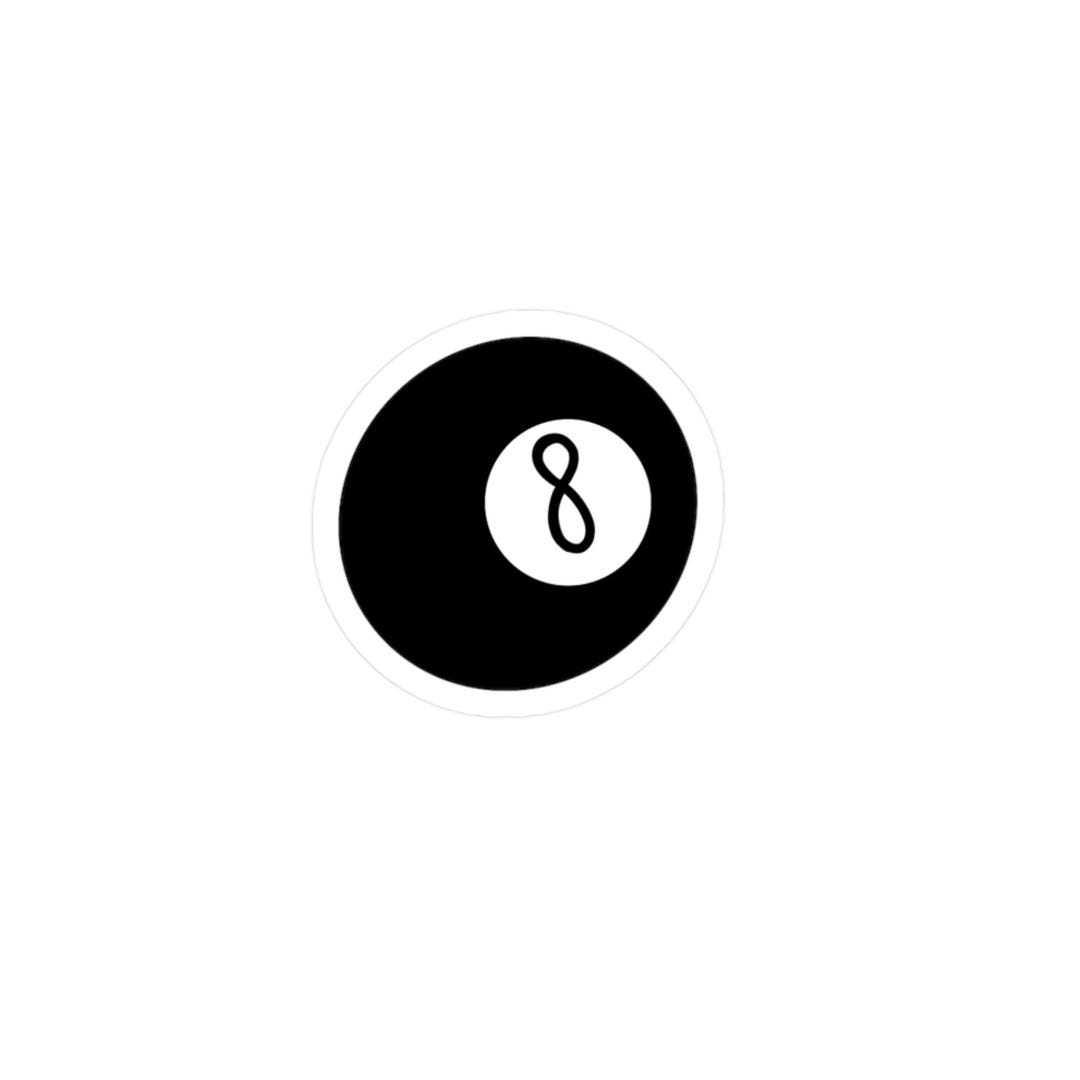 Eight Ball Sticker - Etsy