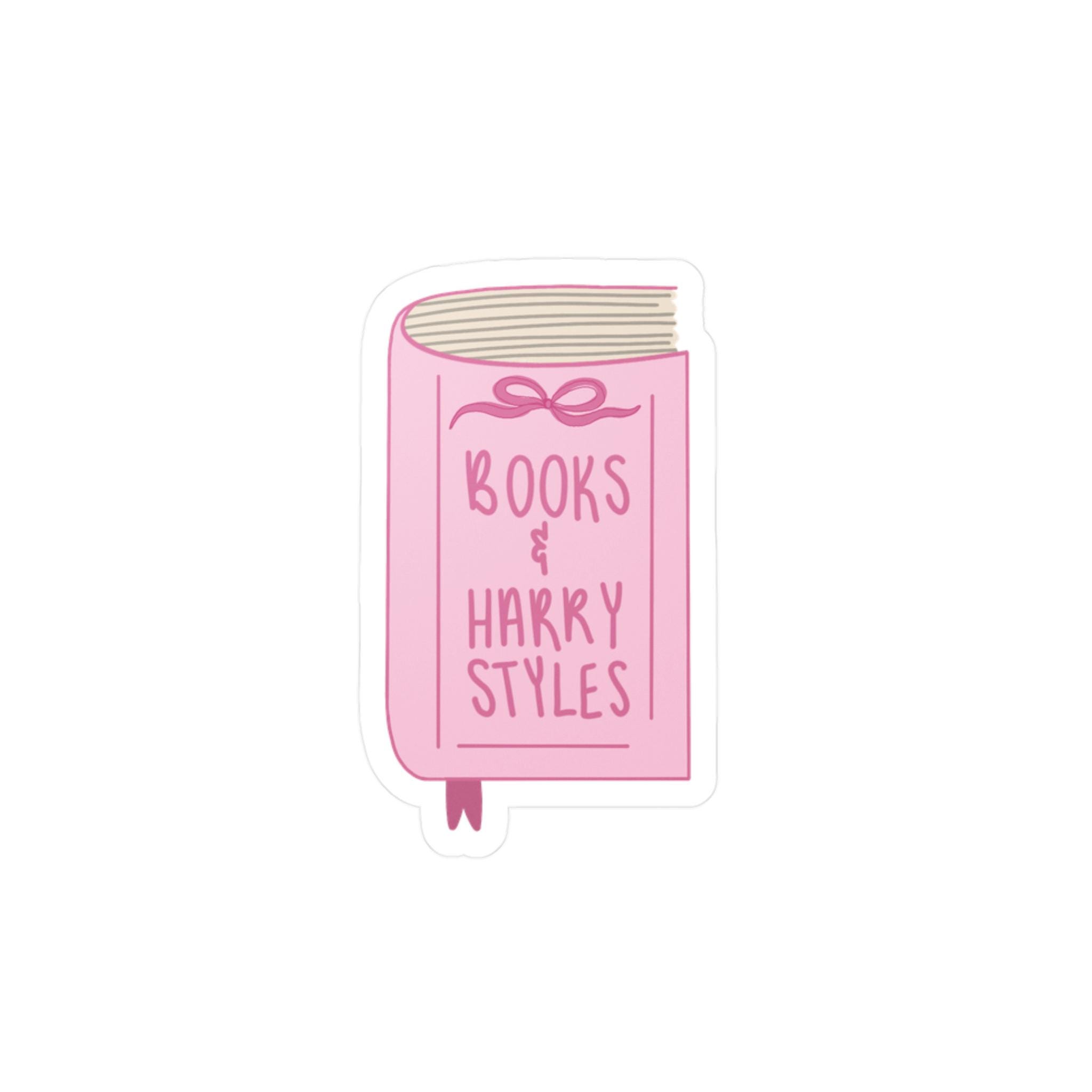 Books and Harry Styles Sticker - Etsy