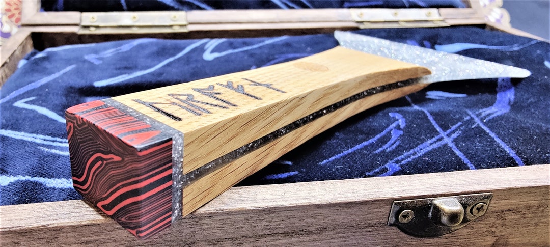 Shamisen Bachi - Acrylic and Oak - Dimensions in Description - Etsy