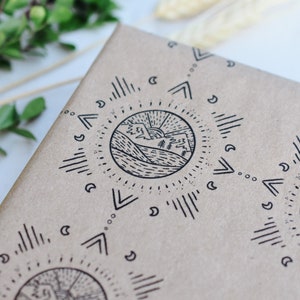 Eco Friendly Nature Inspired Wrapping Paper Rustic Boho Sustainable ...