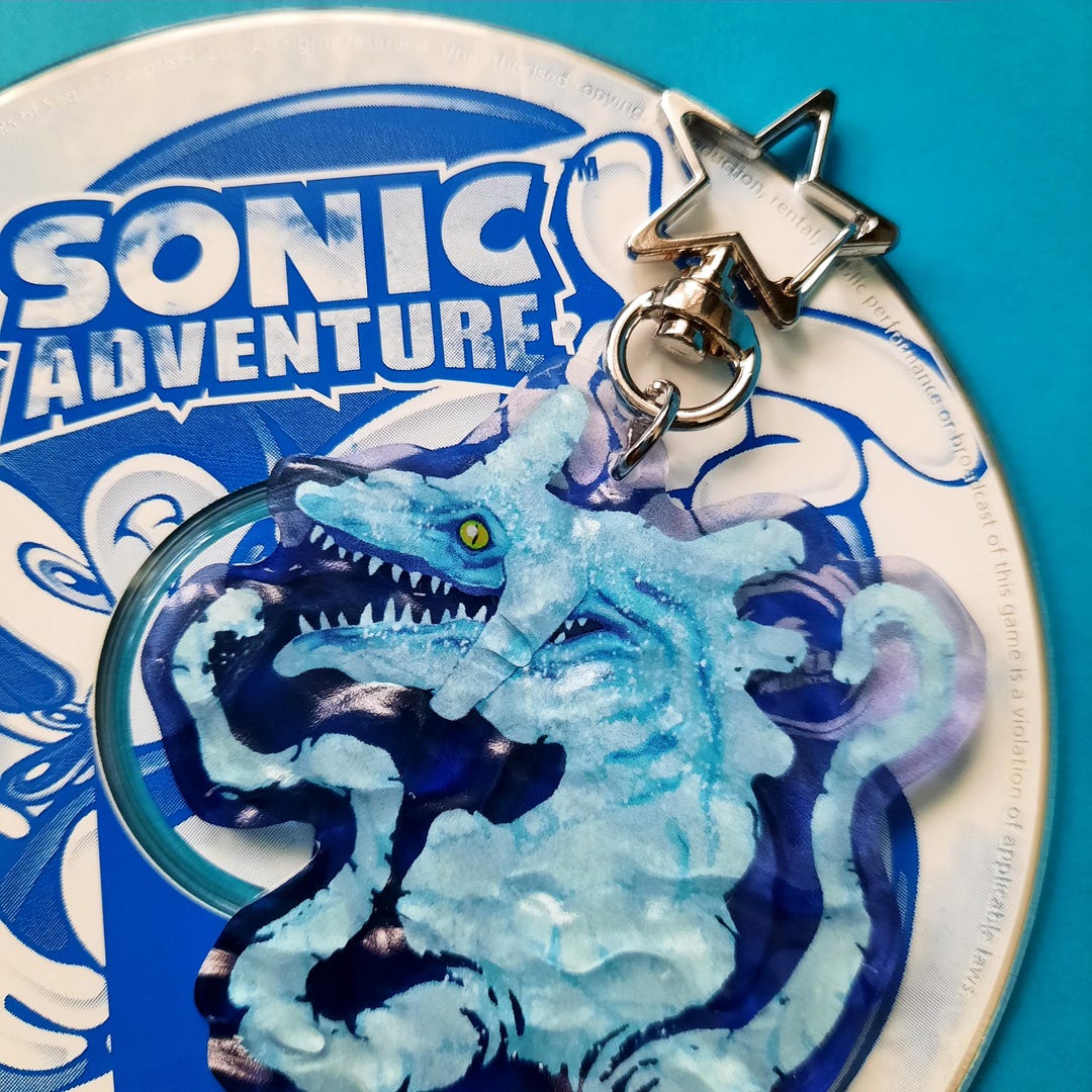 Perfect Chaos Keychain, Sonic Adventure Dreamcast Keyring - Etsy