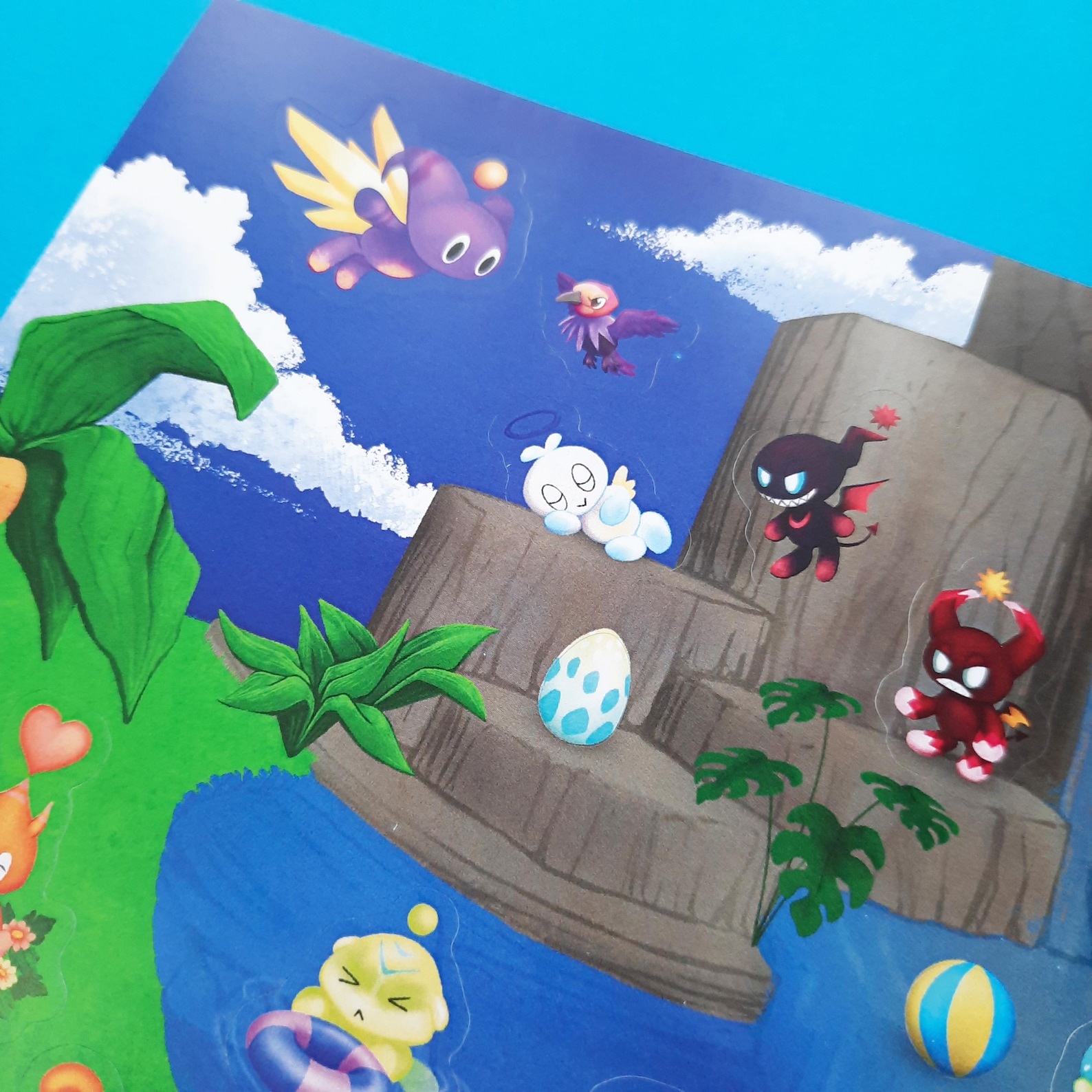 Chao Garden Sticker Sheet, Sonic Adventure 2 - Etsy