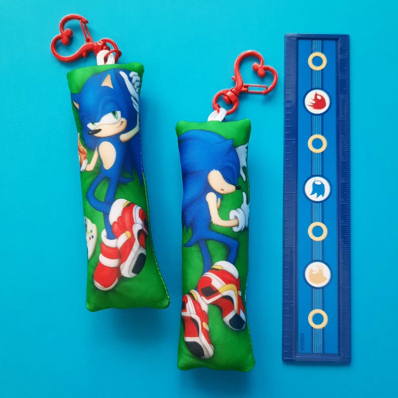 Sonic Mini Dakimakura Keychain, Body Pillow Keyring, Furry Daki, SOAP ...