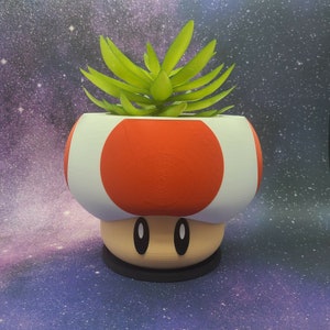 Toad Head / Mushroom Planter Level up Your Plant Game - Etsy