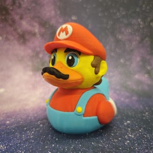 Mario and Luigi Ducks – Super Plumber Duo From the Duckverse! - Etsy