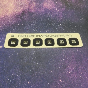 Replacement QR Code Sticker for Bambu Lab X1C Third Party Build Plates ...