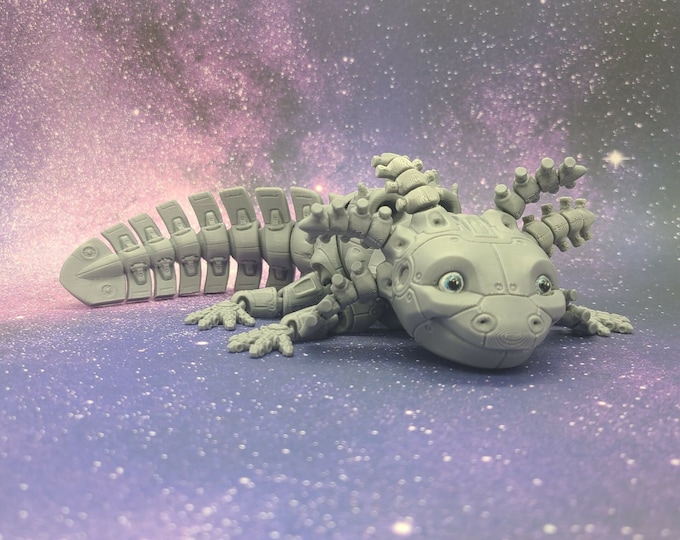 Articulated Robo Axolotl - Bringing Bionic Cuteness to Life! - Etsy