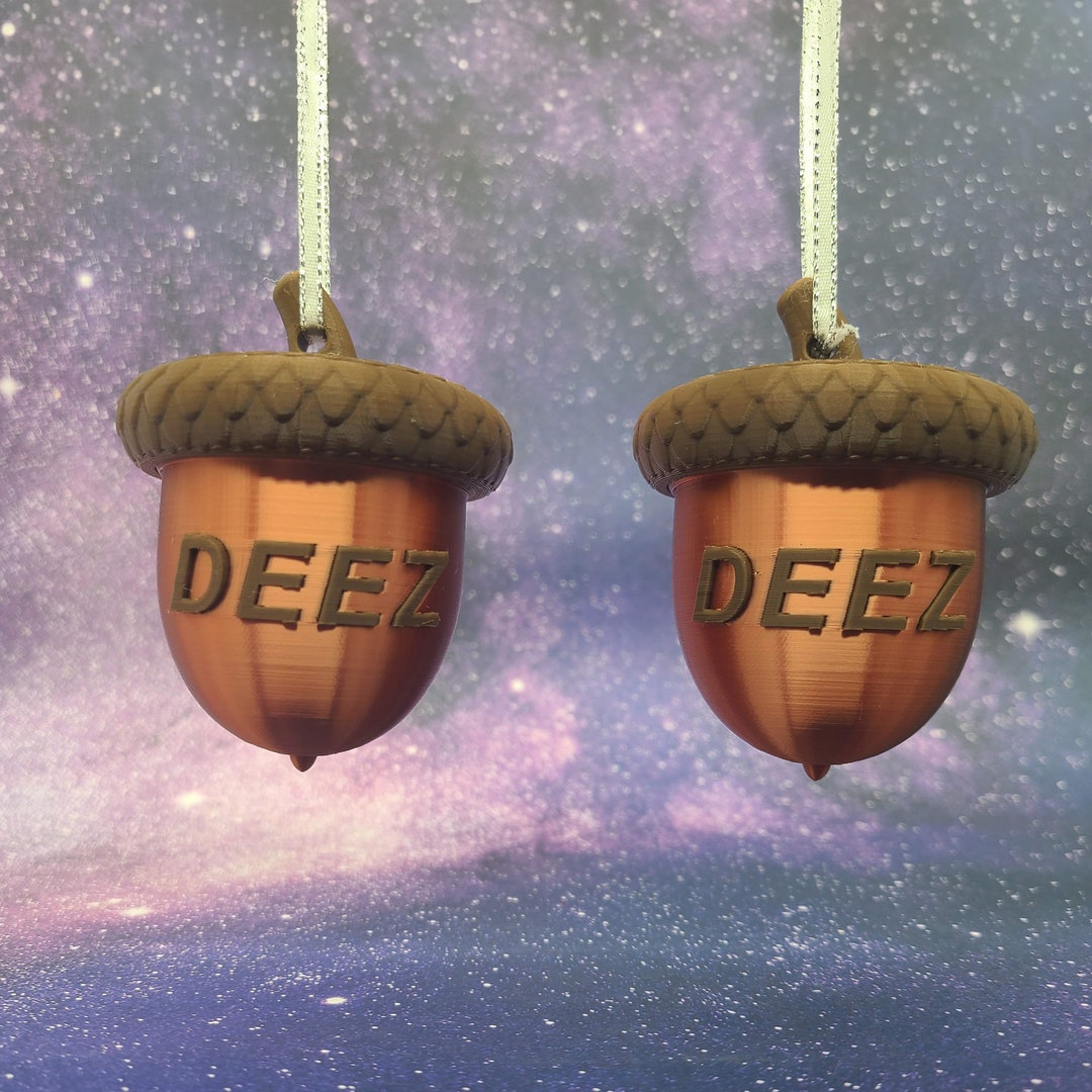 Set of 2 Deez Nuts: Acorn Stash Containers & Hanging Ornaments ...