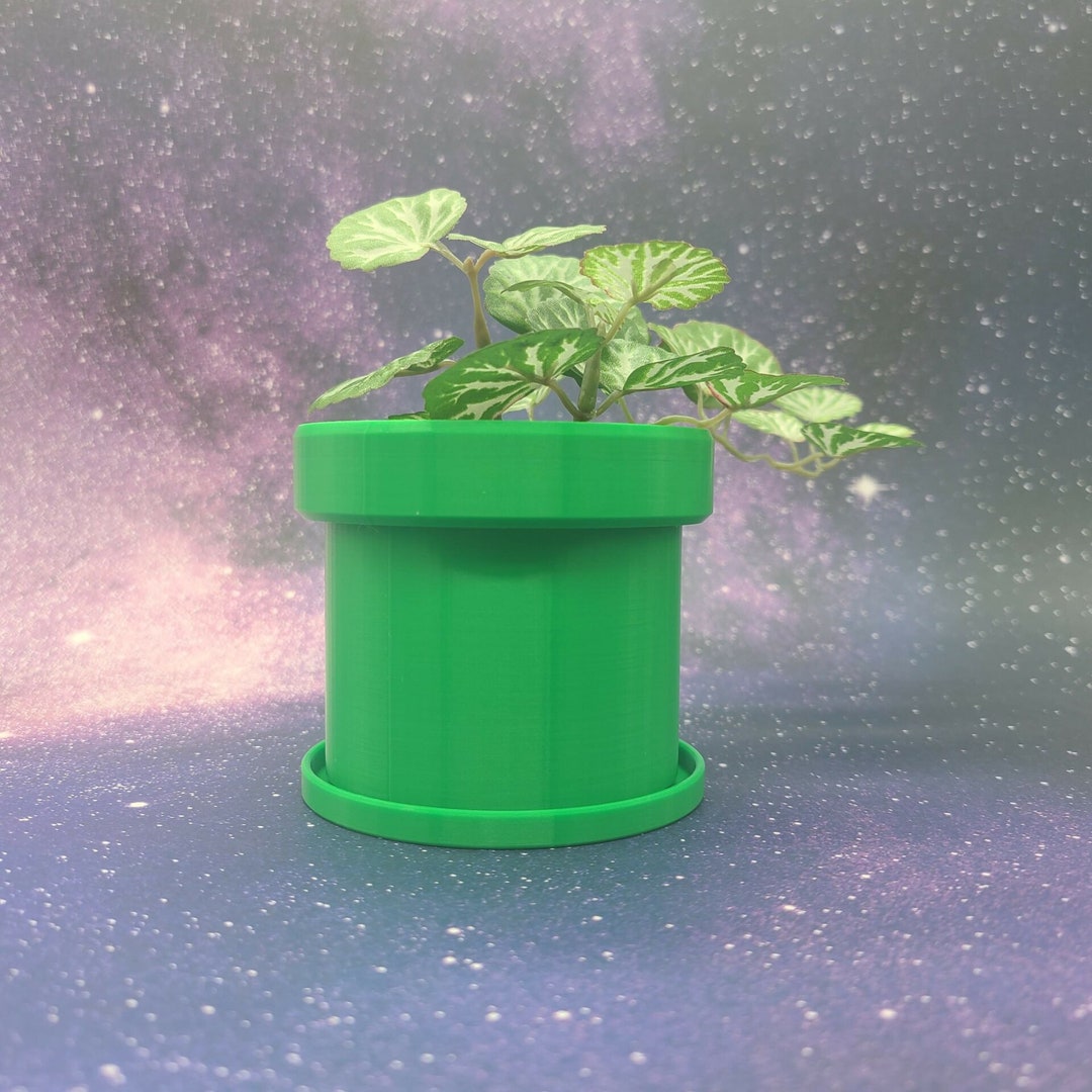 Super Mario Warp Pipe Planter Power-up Your Green Thumb - Etsy