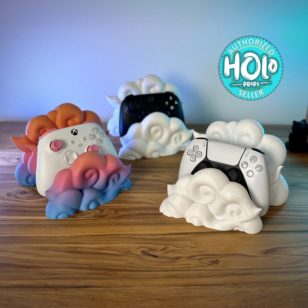 3D Printed Cloud Controller Stand - Universal Fit for PS5, PS4, Xbox ...