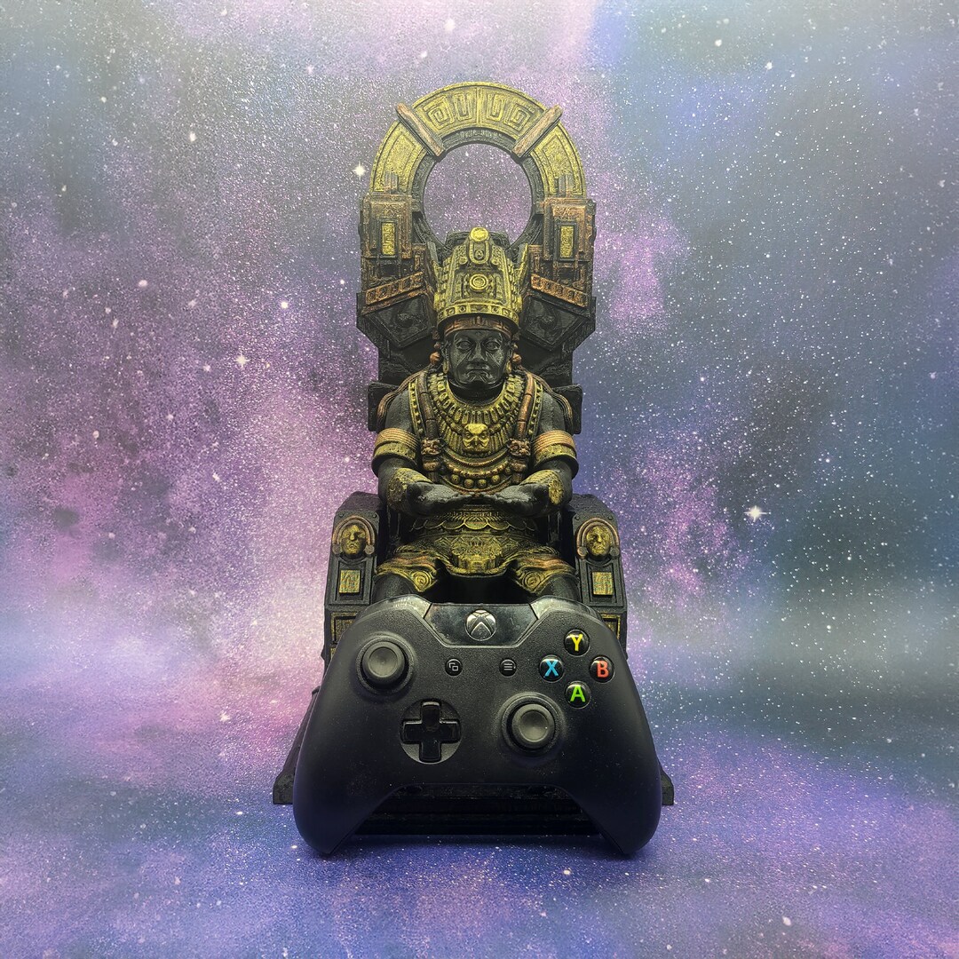 Tlamatini, the Wise Throne-inspired Ancient Controller Stand for Gaming ...