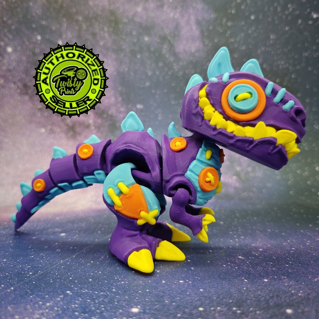 Creepy T-rex Doll Flexi Pal Whimsically Macabre Dinosaur Companion - Etsy