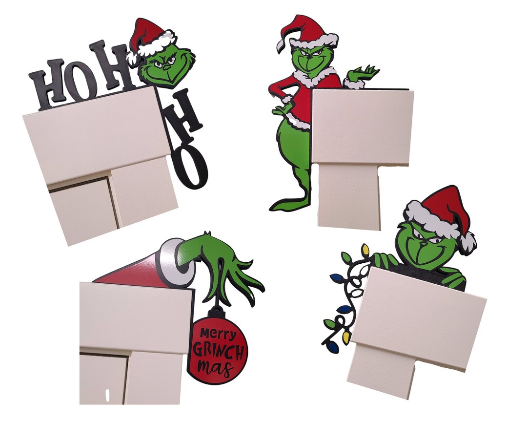 Grinch-themed Door Hangers Add a Touch of Mischief to Your - Etsy Canada
