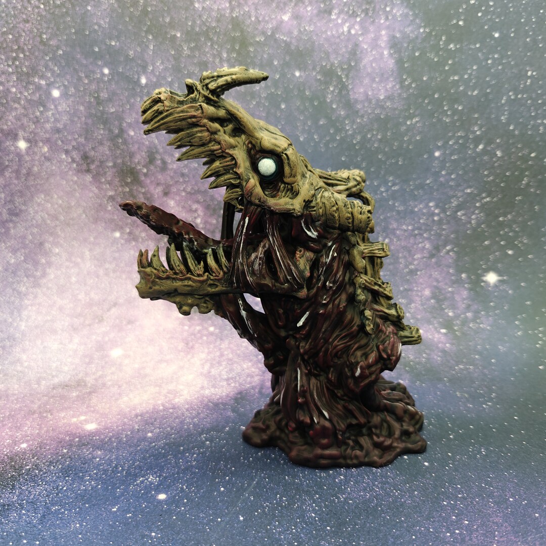 Eternal Wraith Undead Dragon Bust – Hauntingly Beautiful Hand-painted ...