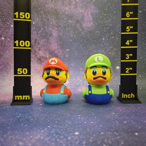 Mario and Luigi Ducks – Super Plumber Duo From the Duckverse! - Etsy