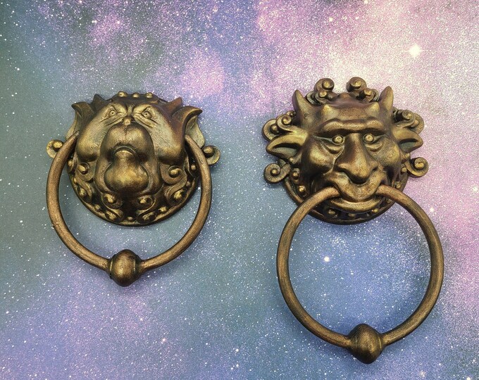 Labyrinth Inspired Door Knockers - 3D Printed - Full Set - Multiple ...