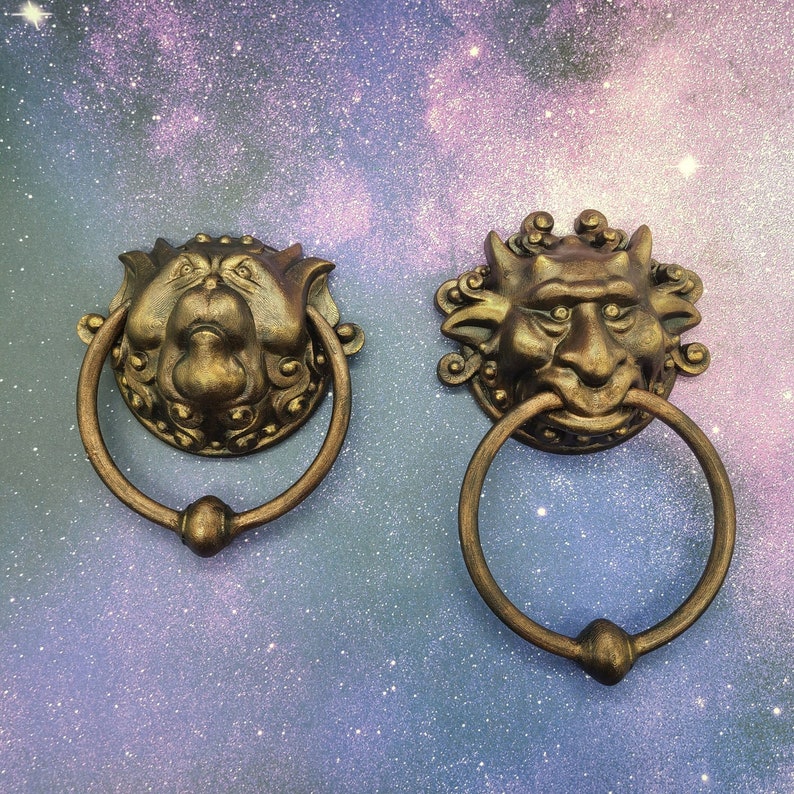 Labyrinth Inspired Door Knockers - 3D Printed - Full Set - Multiple ...