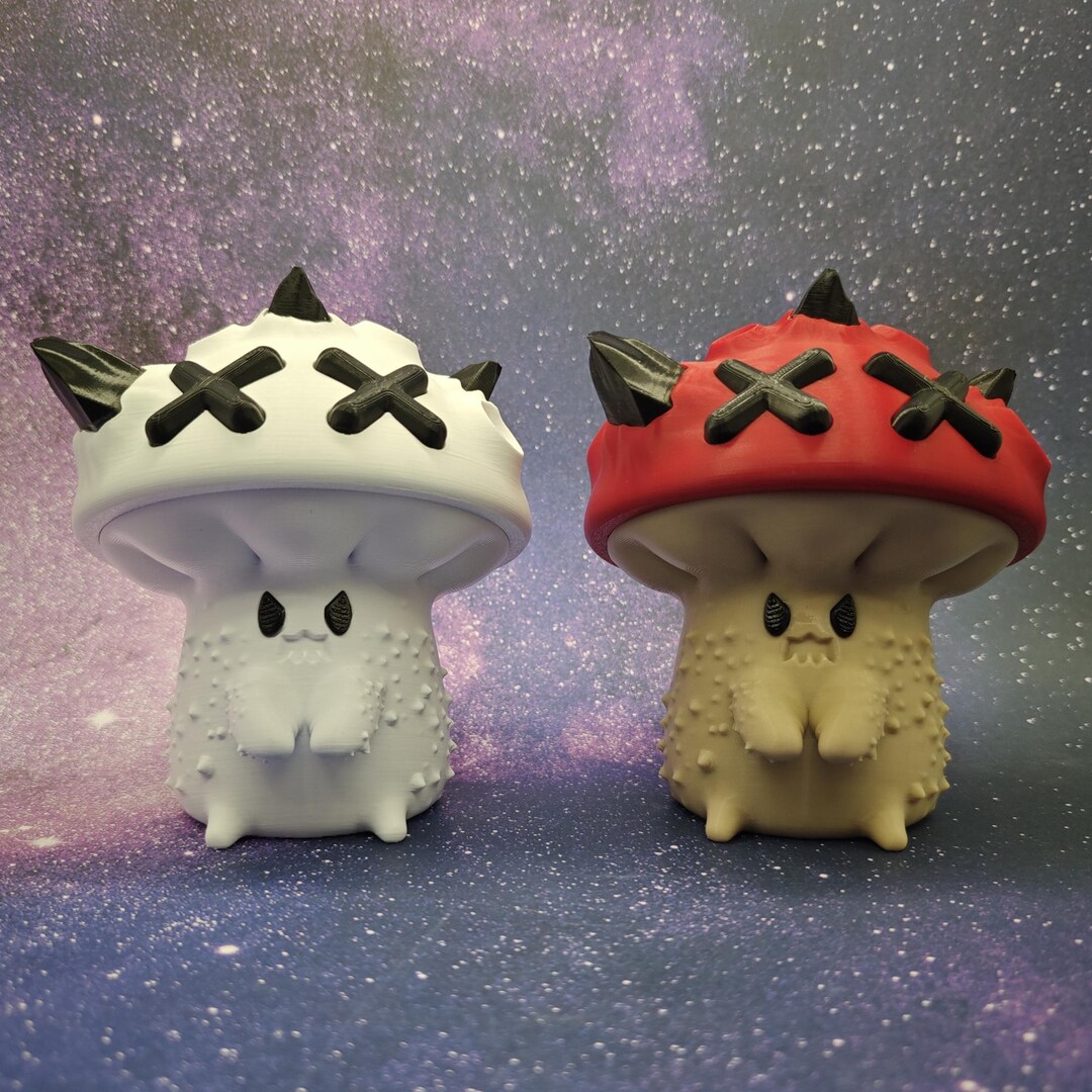 Spooky Mushroom Cable Holder - Customizable Punk Anime With Secret ...