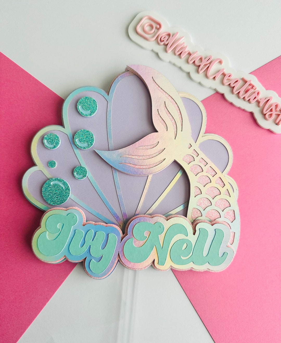 Mermaid Cake Topper| Cake Topper | Mermaid - Etsy