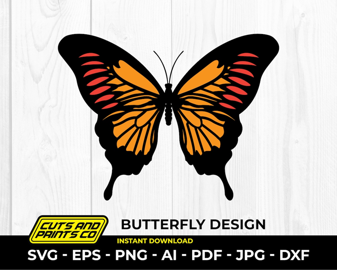 Butterfly SVG Butterfly SVG Files Butterfly SVG Layered - Etsy