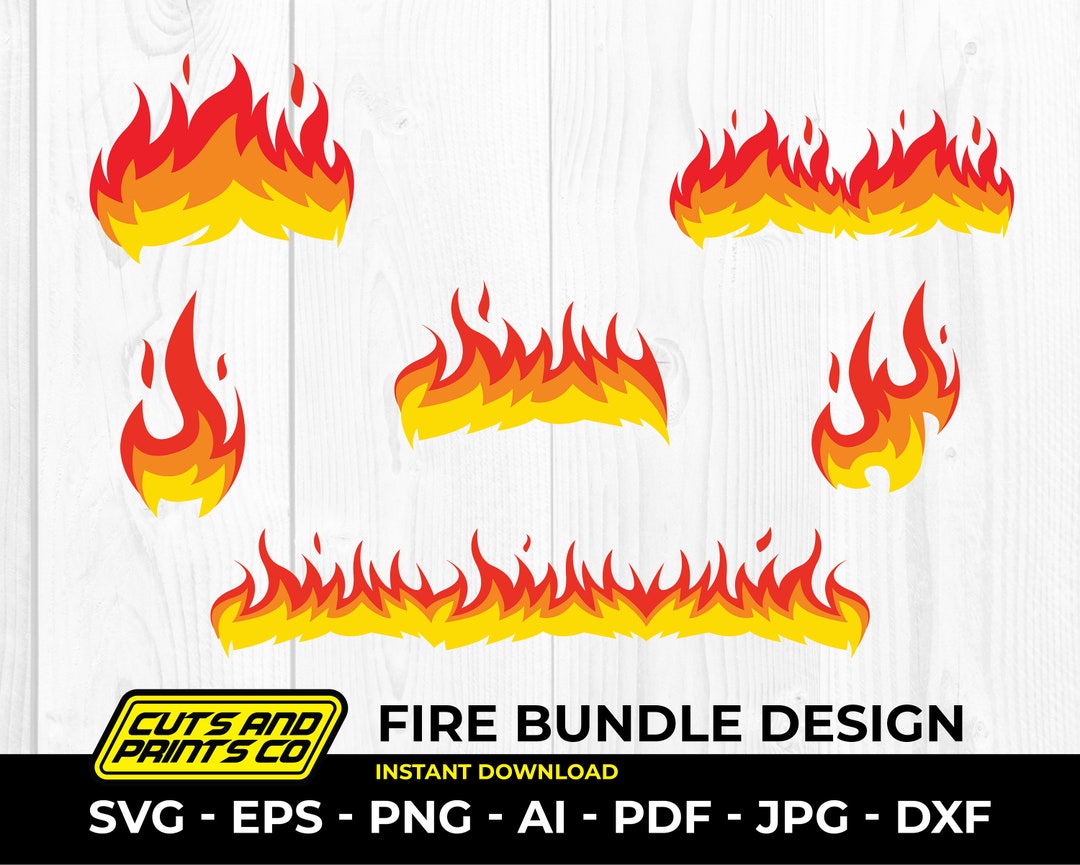 Fire Svg Bundle, Fire Svg, Fire Flames Svg, Flames Svg, Fire Cliparts ...