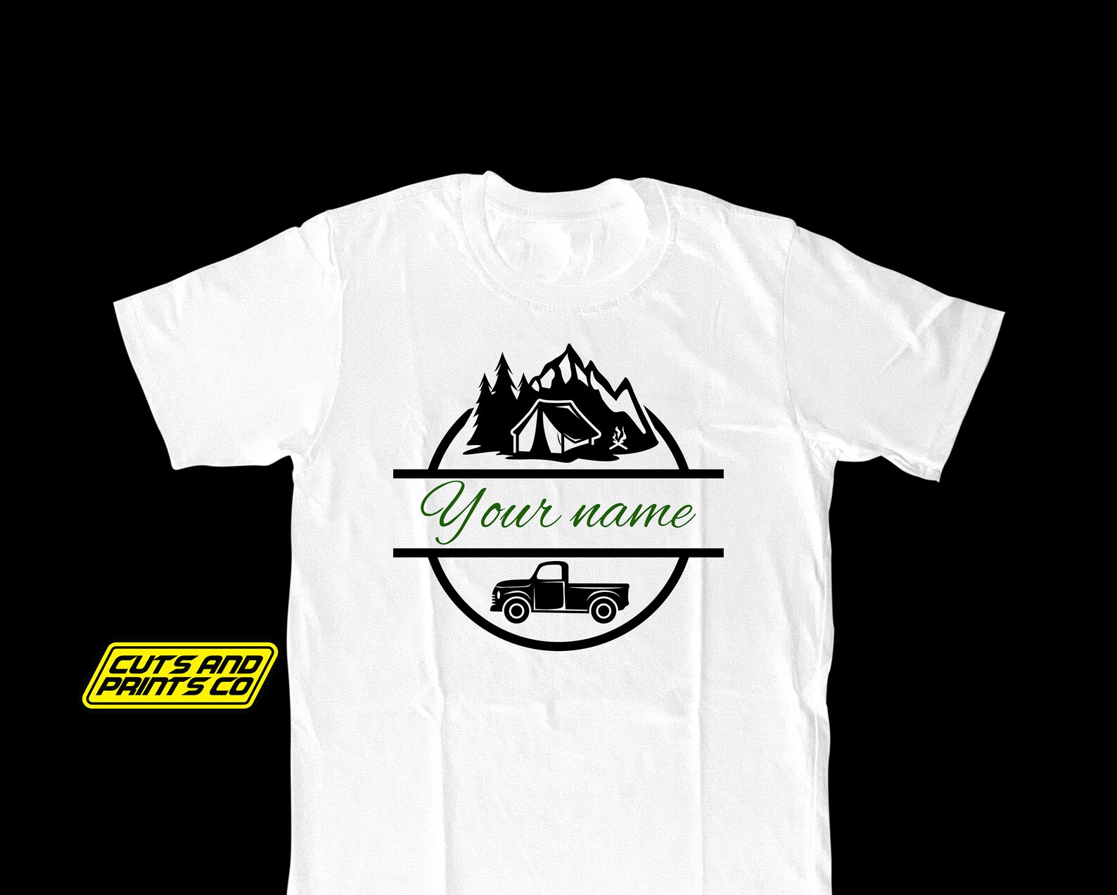 CAMPING LOGO SVG Camping Monogram Camping Borders for Cricut - Etsy