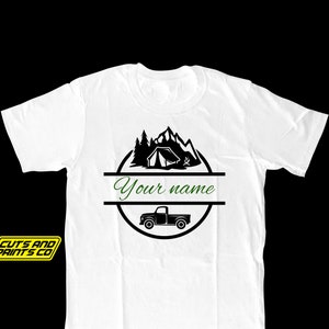 CAMPING LOGO SVG, Camping Monogram, Camping Borders for Cricut ...