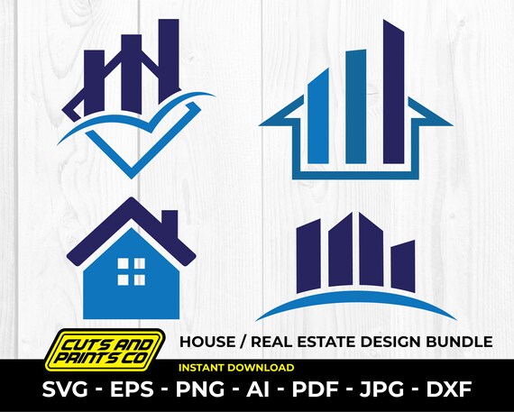 REAL ESTATE SVG Building Svg House Svg House Logo Svg - Etsy