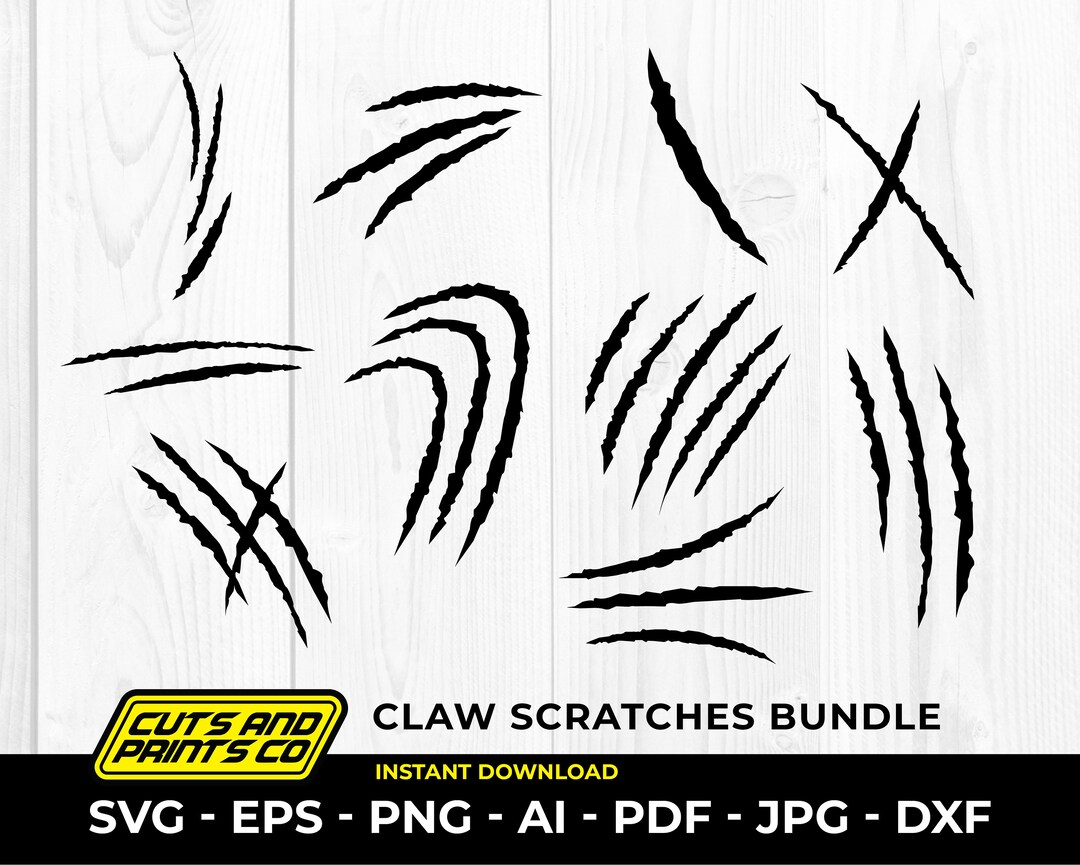 Scratches Svg | Monster Scratches Svg, Cat Scratches, Claw Scratches ...
