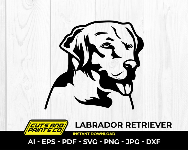 Labrador Retriever Svg Lab Svg Dog Logo Svg for Cricut and - Etsy