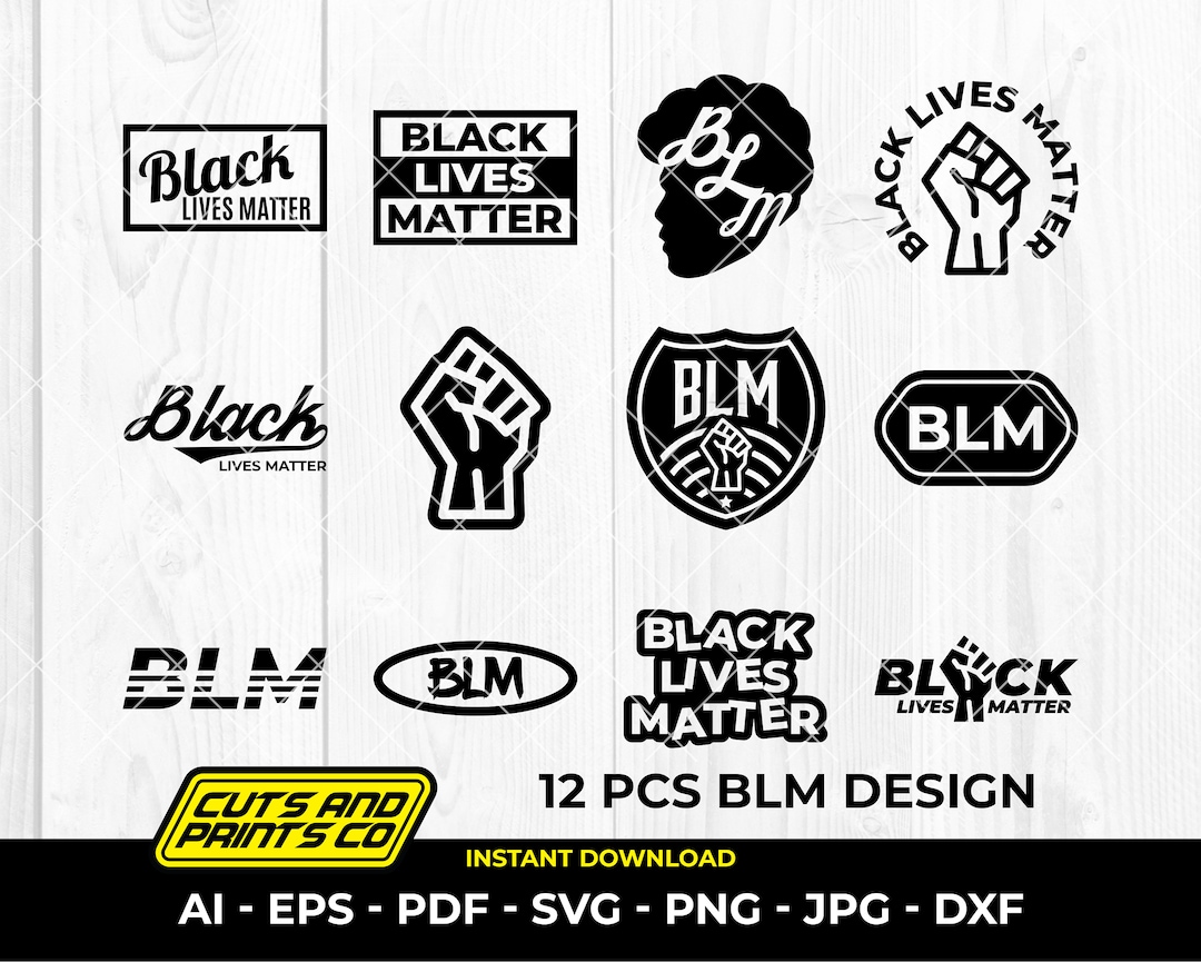 Black Lives Matter SVG, BLM Svg for Cricut & Silhouette and for ...