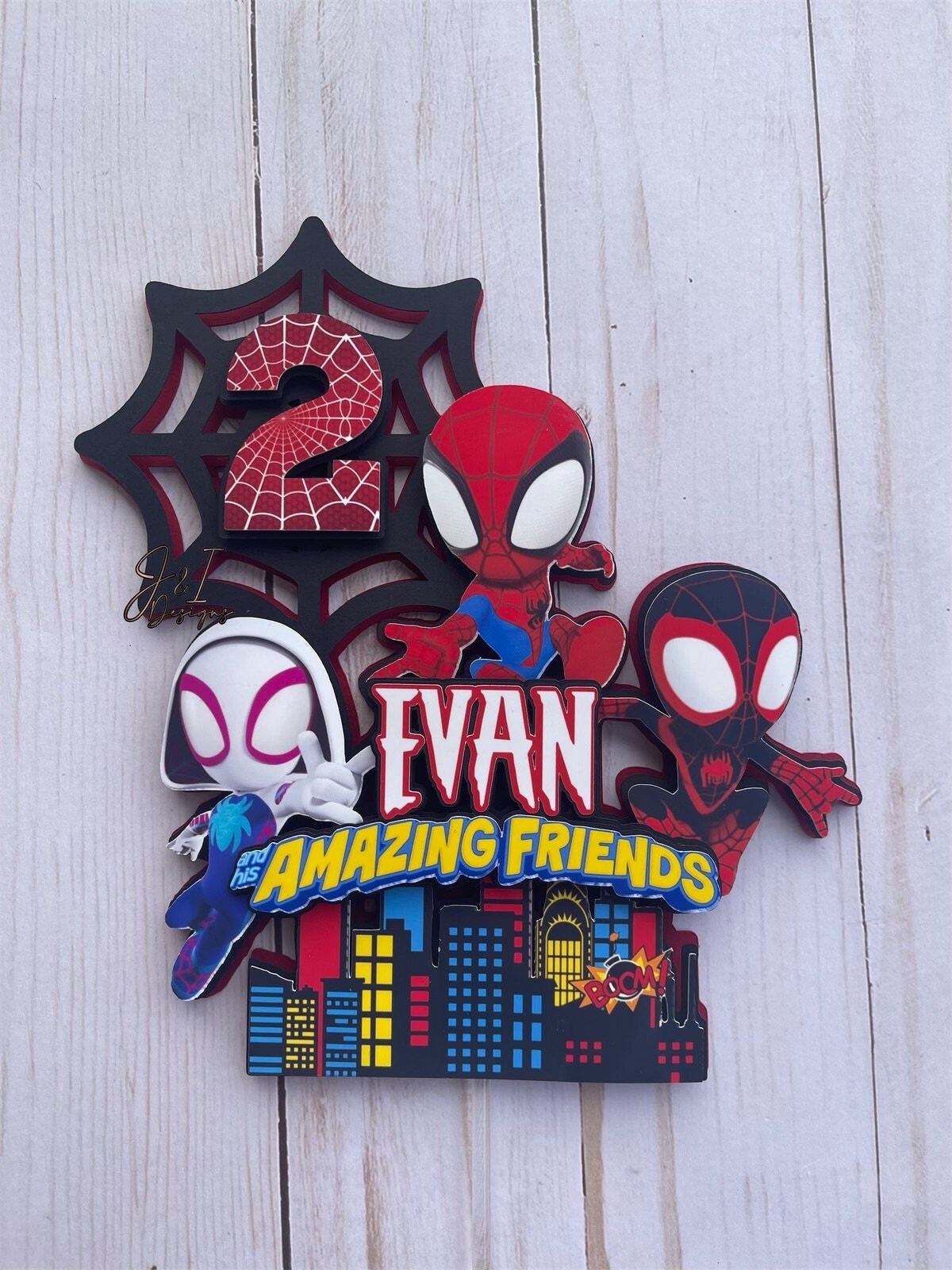 Spidey and His Amazing Friends Cake Topper. - Etsy Ireland