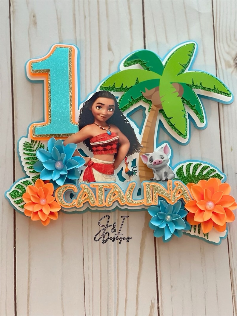 Moana Cake Topper - Etsy