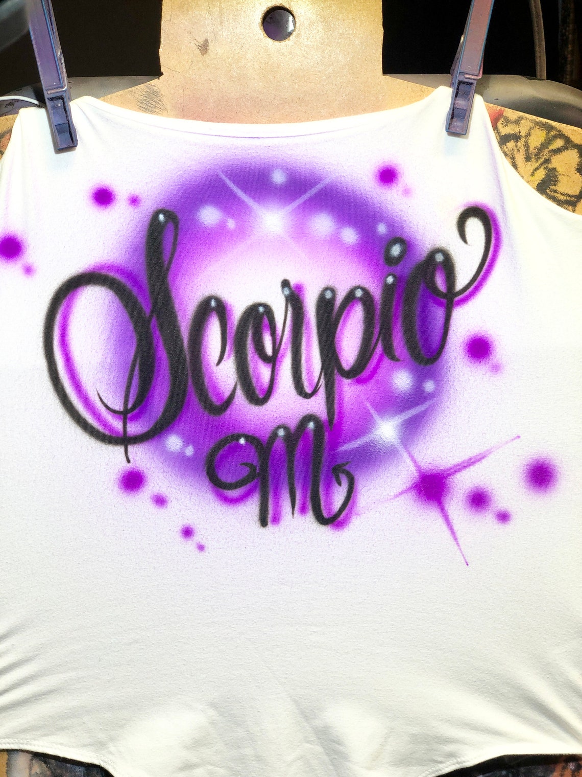 Custom Airbrush Shirts, Hat and Beanies - Etsy