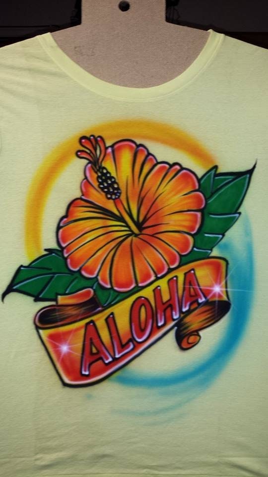 Custom Airbrush Shirts, Hat and Beanies - Etsy