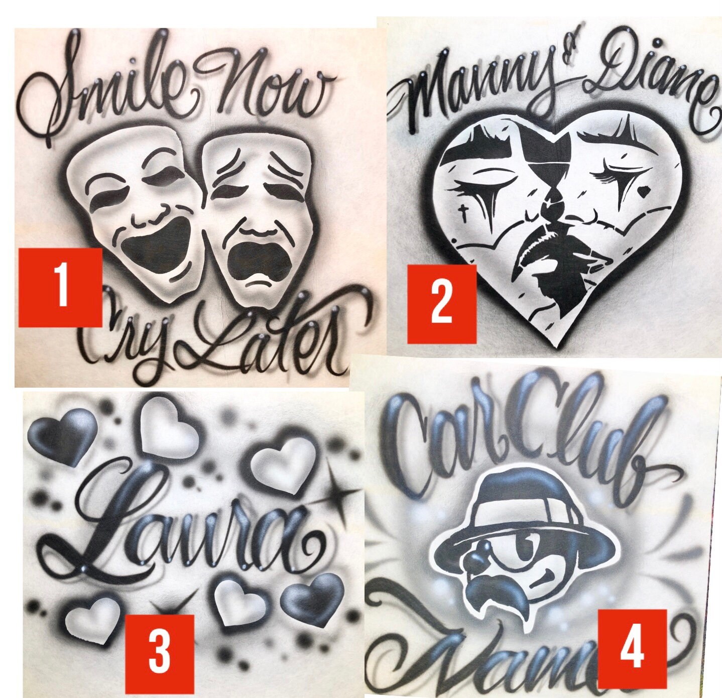 Custom Airbrush Shirts, Hat and Beanies - Etsy