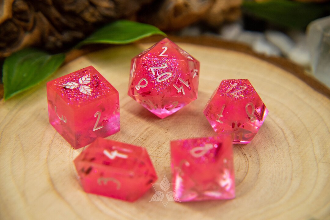 90s Barbie 5 Piece Dice Set TTRPG Dnd - Etsy