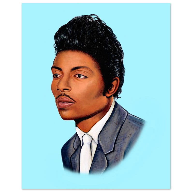 Little Richard Art Print 20x25 Cm / 8x10″ - Etsy