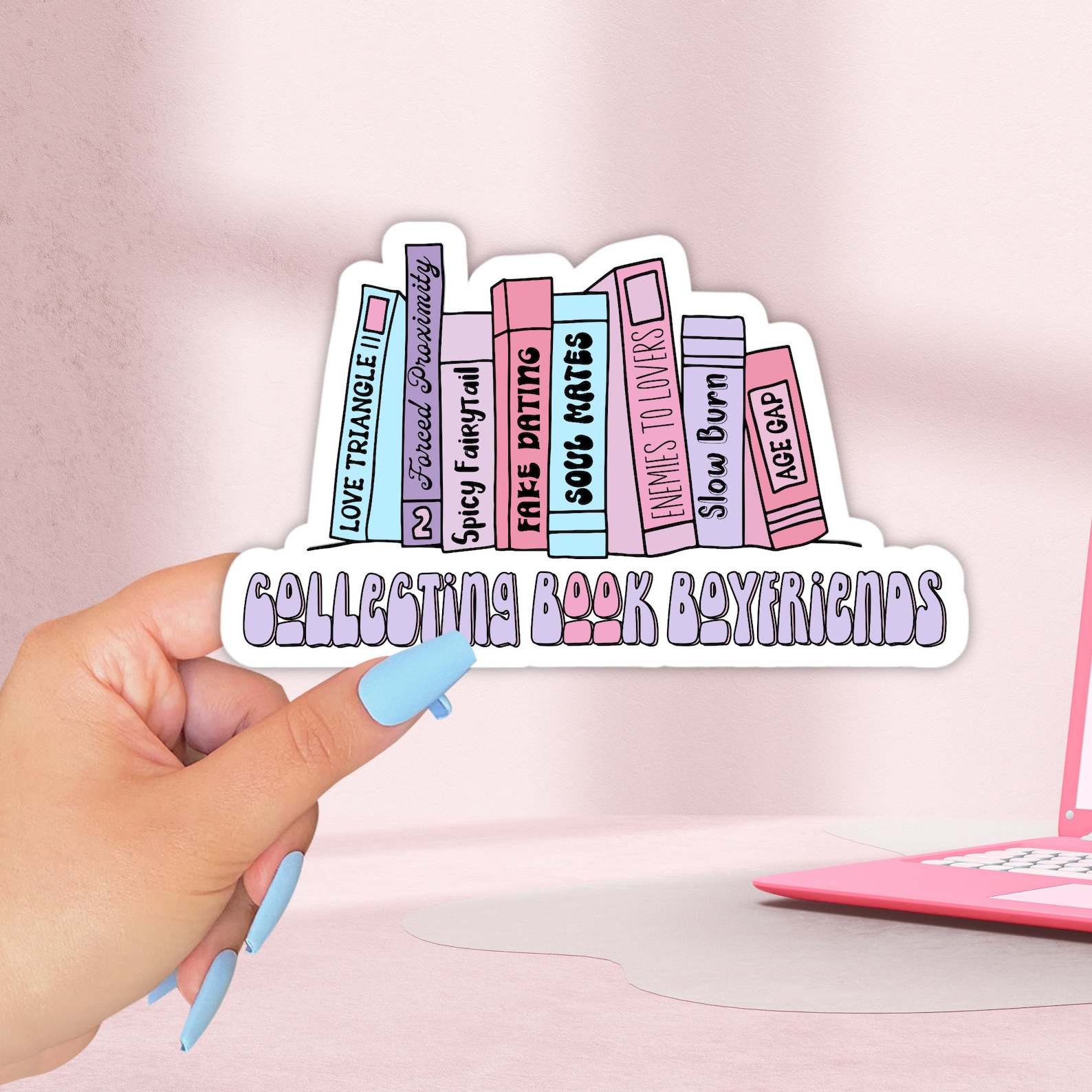 Collecting Book Boyfriends Sticker, Bookish Sticker , Book Lover Gift ...