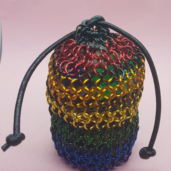 Rainbow Chain Mail - Etsy