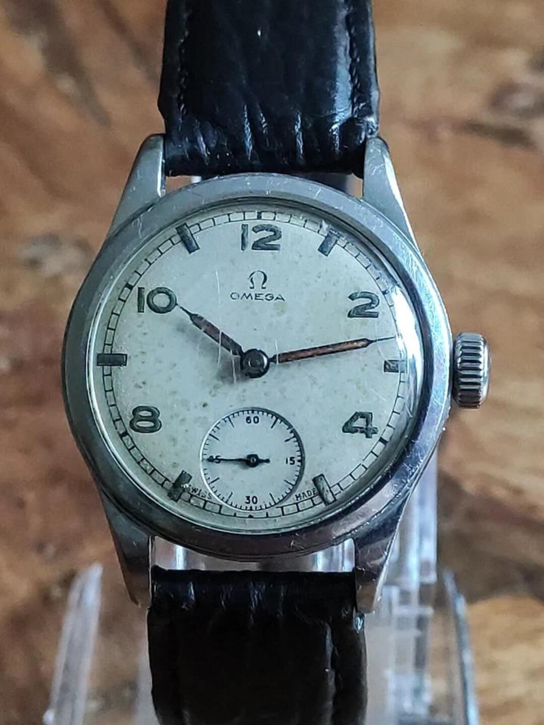 Omega Military Watch Ref 2165 A British Civil Service India CSI Cal 26. ...