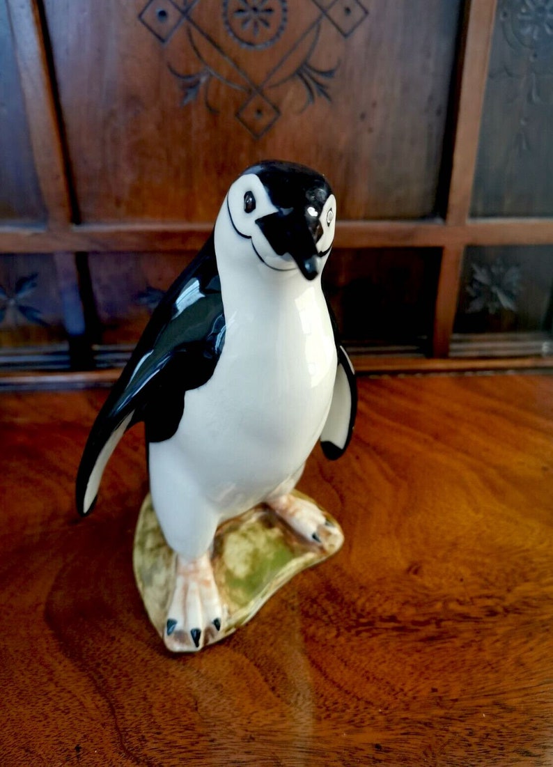 Vintage Bovey Pottery Co Devon Chinstrap Penguin Ceramic Sculpture ...