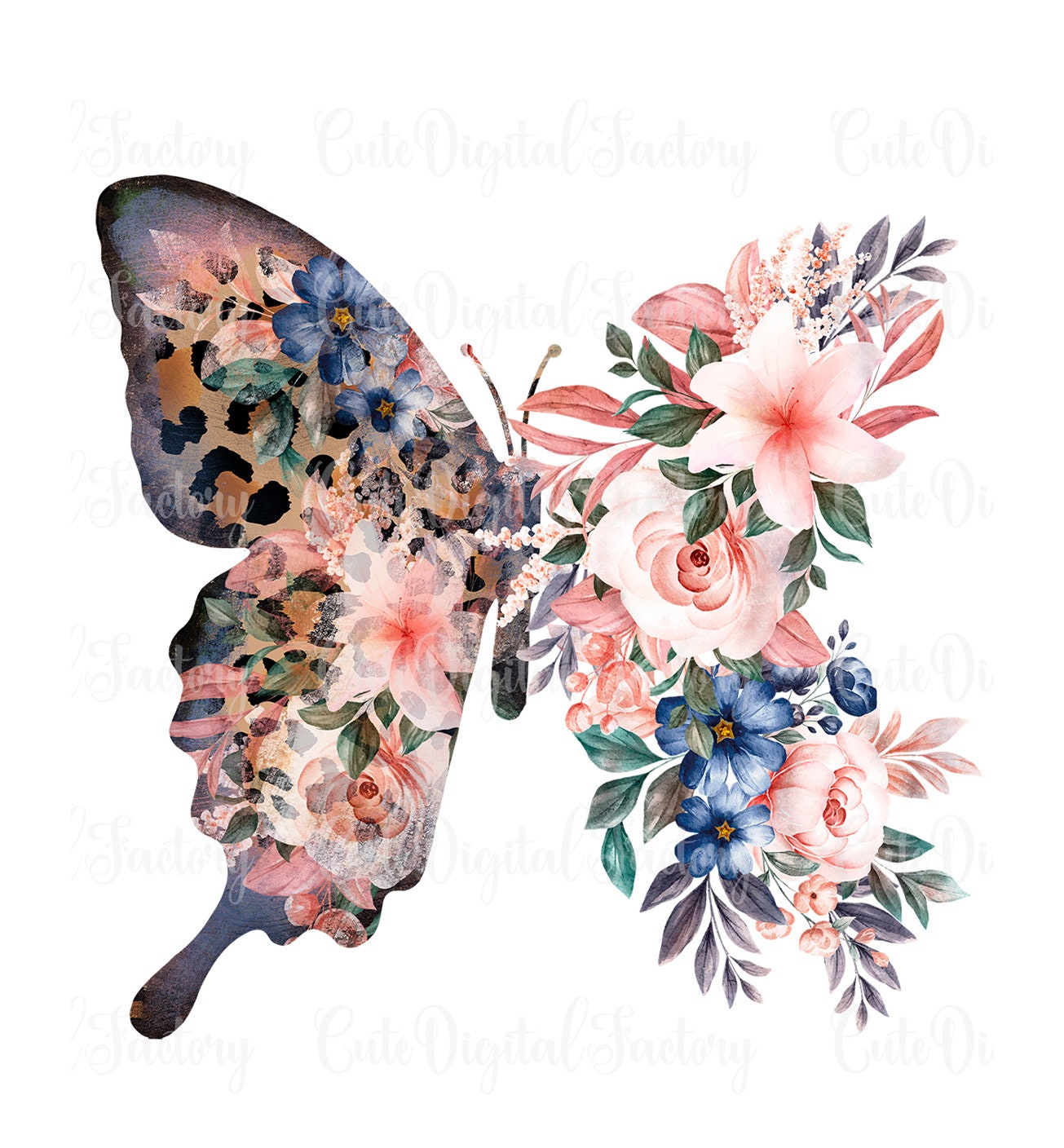 Butterfly And Flower Patterns