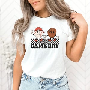 Groovy Baseball PNG, Game Day PNG, Cartoon Baseball, Cute Baseball PNG ...