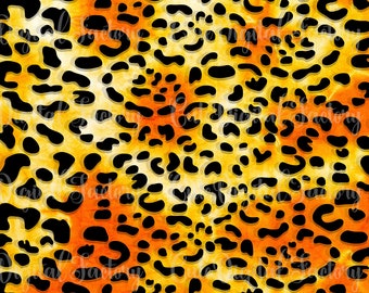 Cheetah Pattern Download Leopard Background Sublimation Design - Etsy