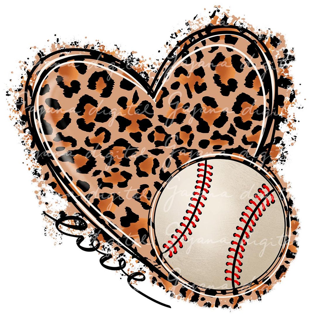 Baseball Heart PNG - Love Baseball PNG, Sublimation Design, Digital ...