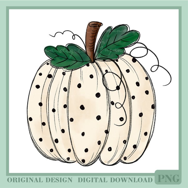Polka Dot Pumpkins - Etsy