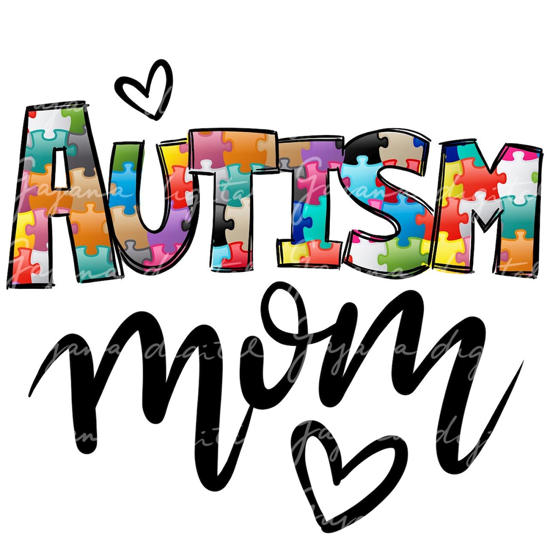 Autism Mom PNG - Autism Puzzle PNG, Subimation Design, Instant Download ...